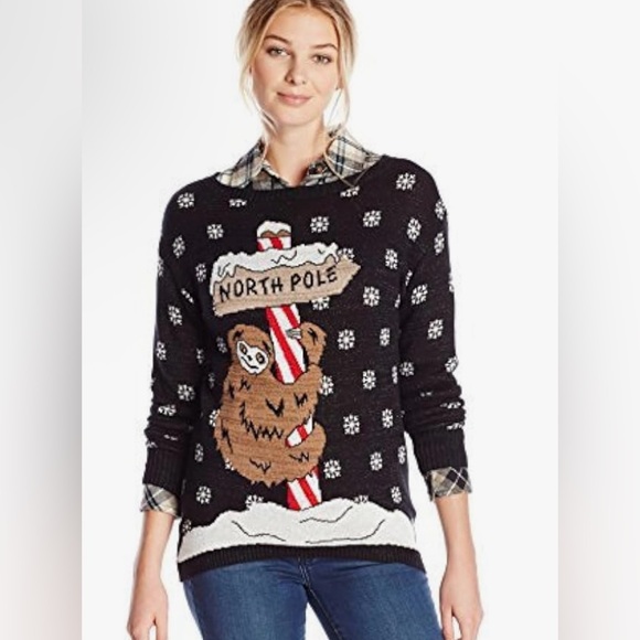 Isabella‘s Closet | Sweaters | Isabellas Closet Womens North Pole Sloth ...